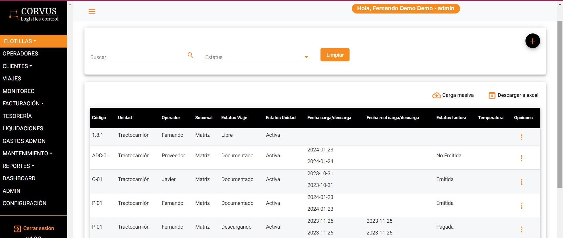 Servicios – Corvus Logistics Control